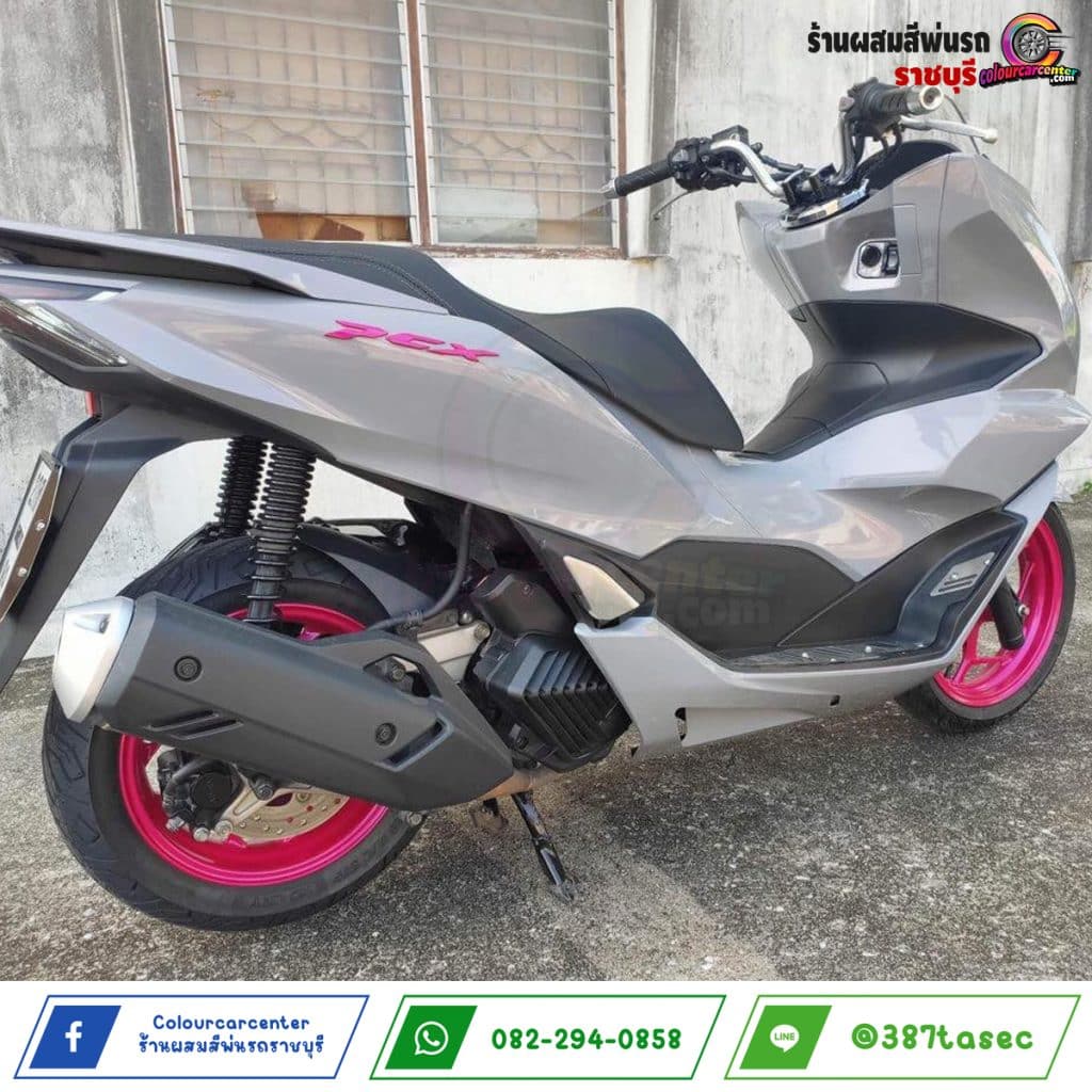ขอบคุณรีวิวจากช่างทำสี โซนยะลา pcx เทาแลมโบ